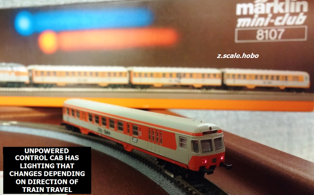 Marklin 8107 Commuter Train Set City Bahn: z.scale.hobo