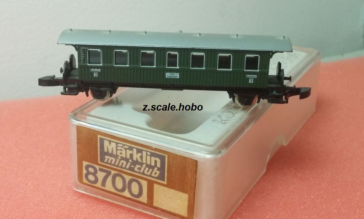 MARKLIN 8700 Passenger Wagon: z.scale.hobo