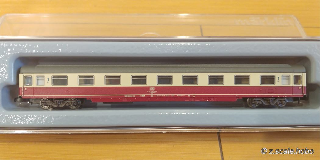 MARKLIN 87409-05 DB 1st Class Avmz 207 red/ivory: z.scale.hobo