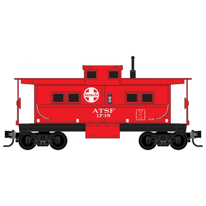 MTL Z ATSF Caboose 53500430: z.scale.hobo