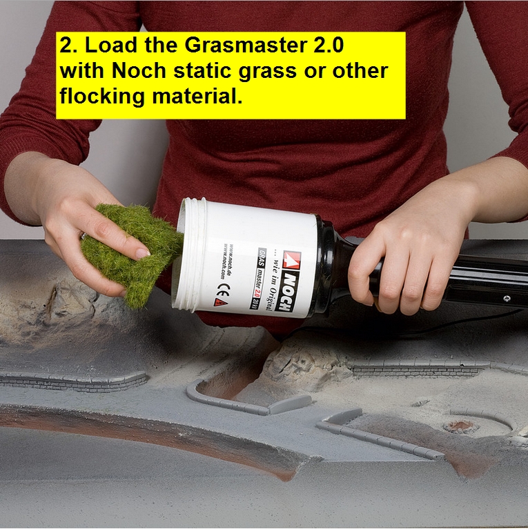 Noch 60135 Grasmaster 2.0 Static Grass Applicator: z.scale.hobo